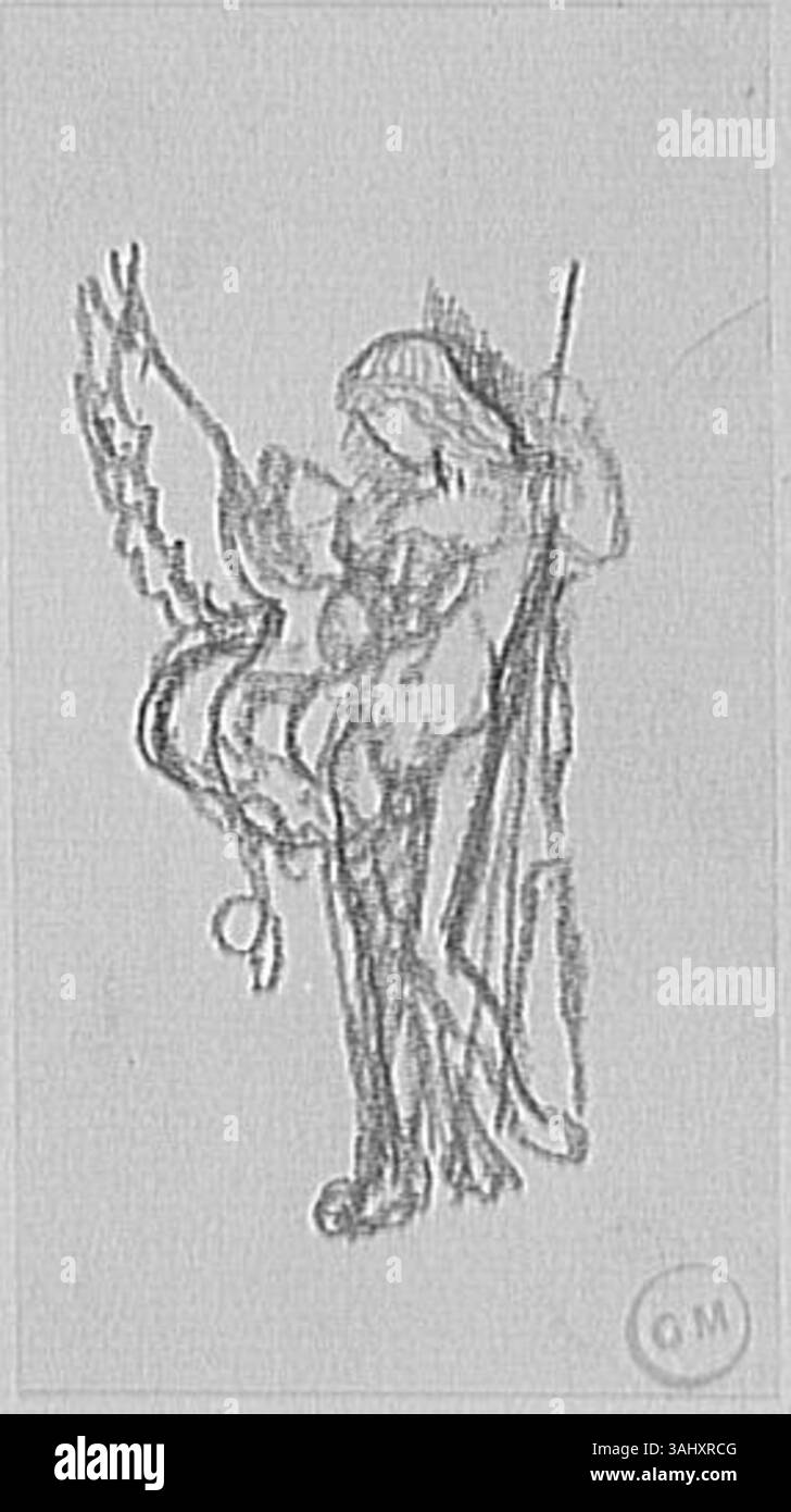 This study by Gustave Moreau represents a scene from the Greek myth of ...