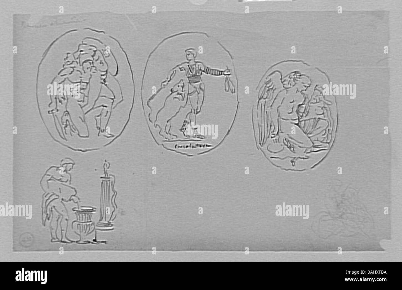 Antique cameos Black and White Stock Photos & Images - Alamy