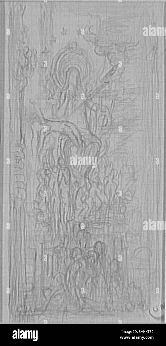 'Jupiter et Sémélé' is a mythological painting by Gustave Moreau ...