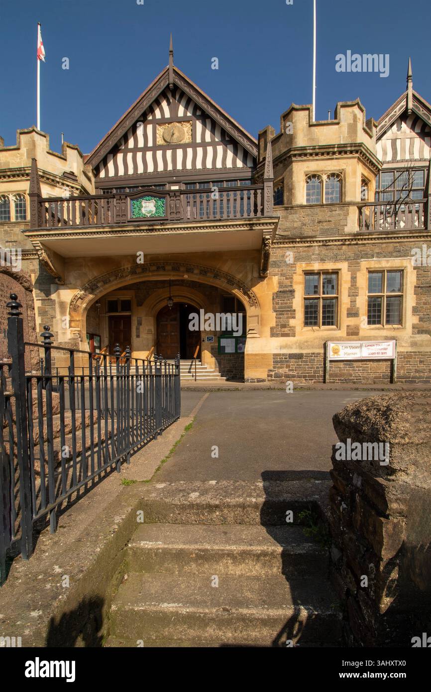 Lynton Town Hall, Devon, England. Arrangement, agreement, architecture ...