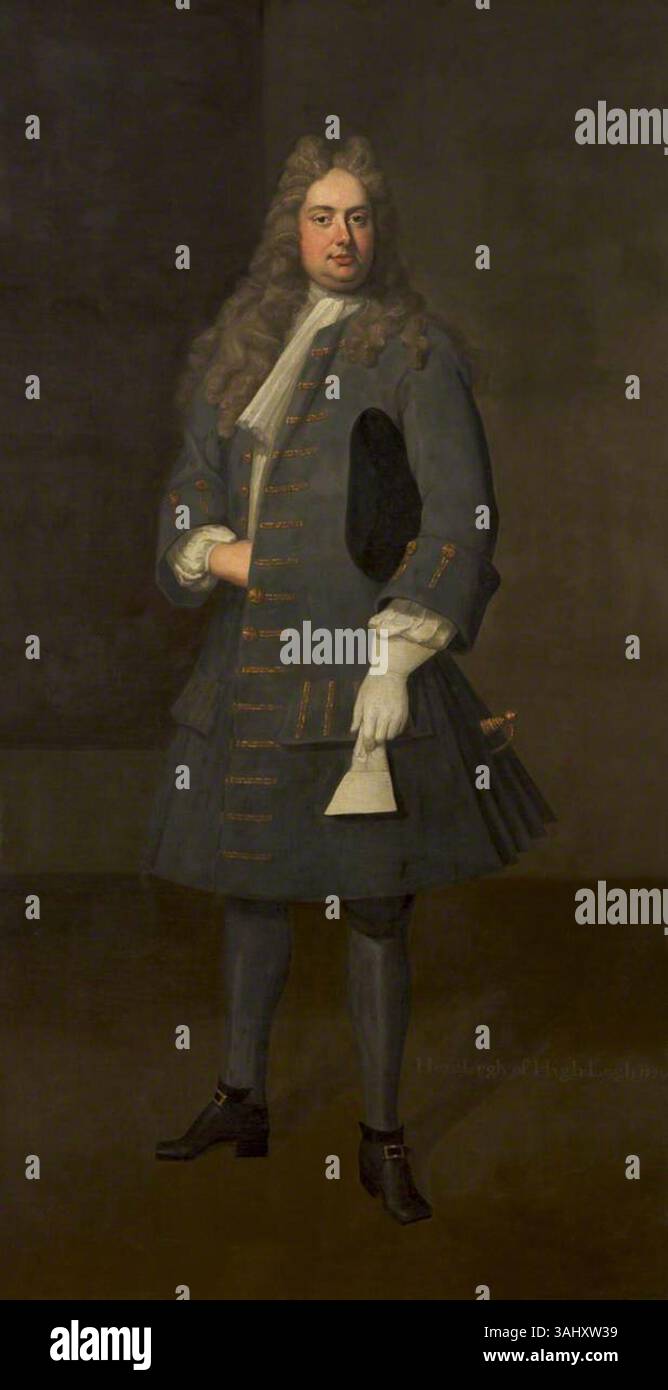 This circa 1720 portrait of Henry Legh of High Legh depicts him in ...