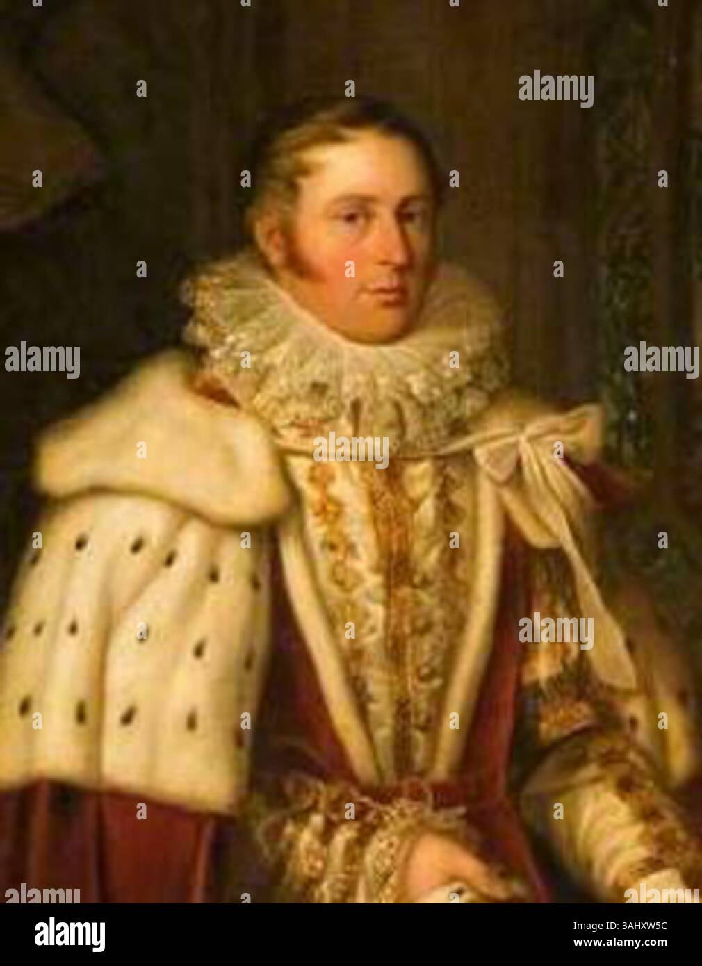 This 19th-century portrait by Johan Coenraad Hamburger features John ...