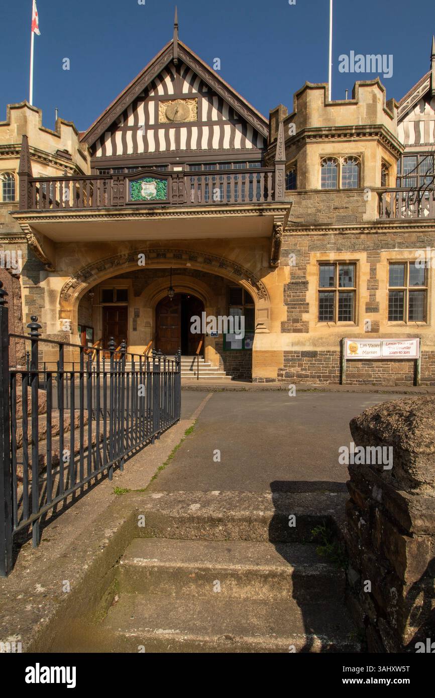 Lynton Town Hall, Devon, England. Arrangement, agreement, architecture ...