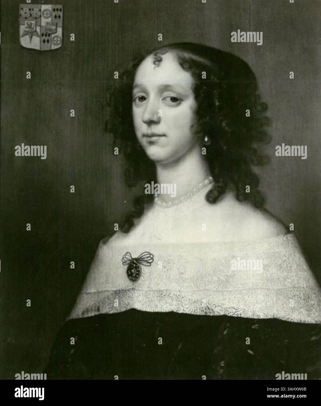 This 1653 portrait, from the circle of Adriaen Hanneman, depicts Levina ...