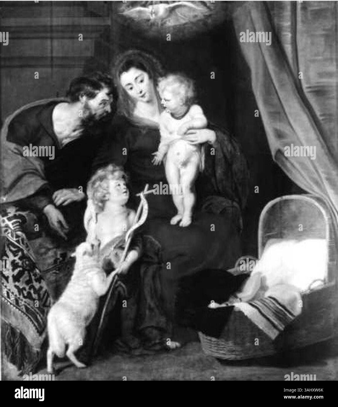 This lost artwork by Cornelis de Vos, depicting the Holy Family with ...