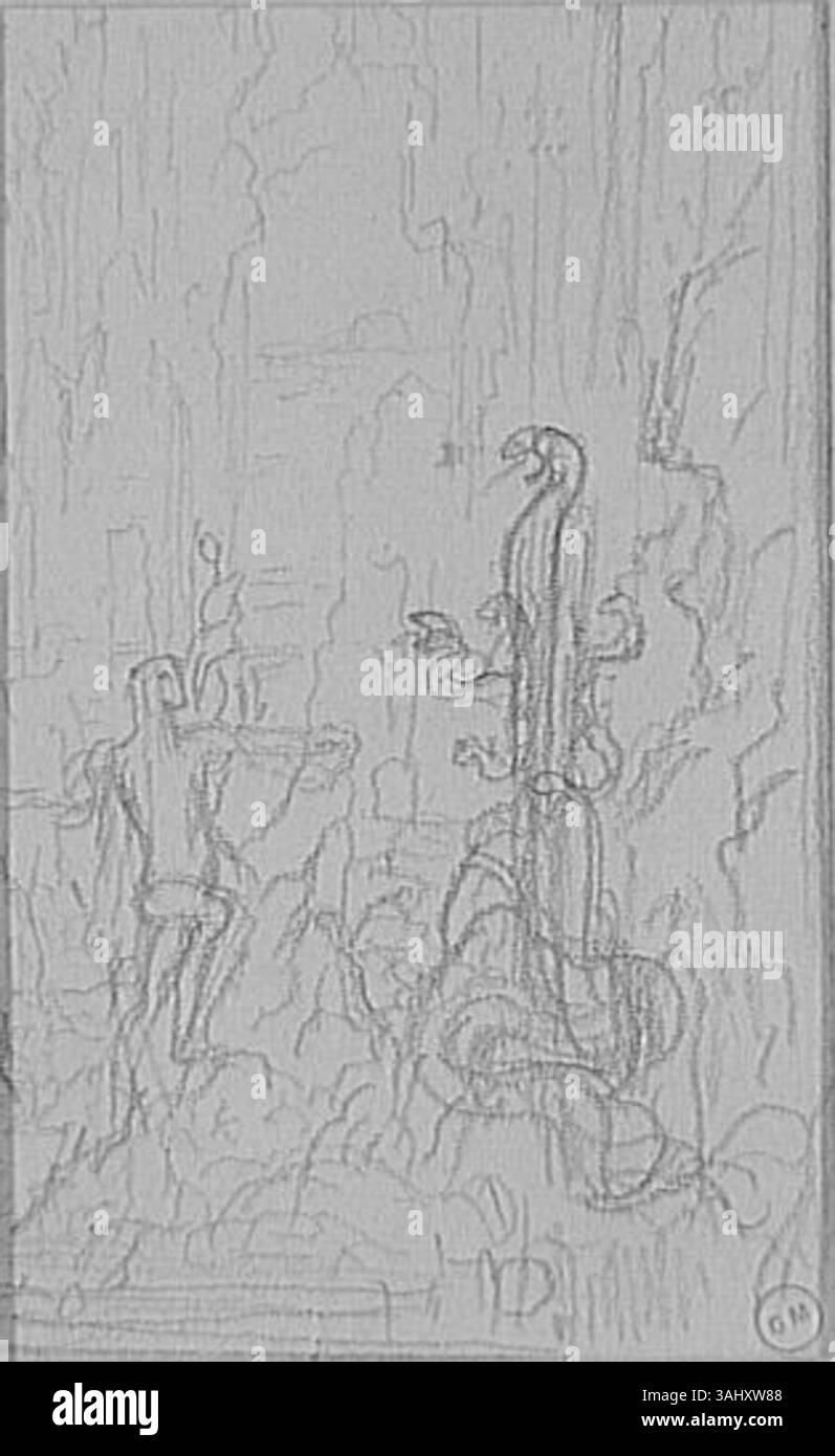 This painting by Gustave Moreau, depicting Hercules and the Hydra ...