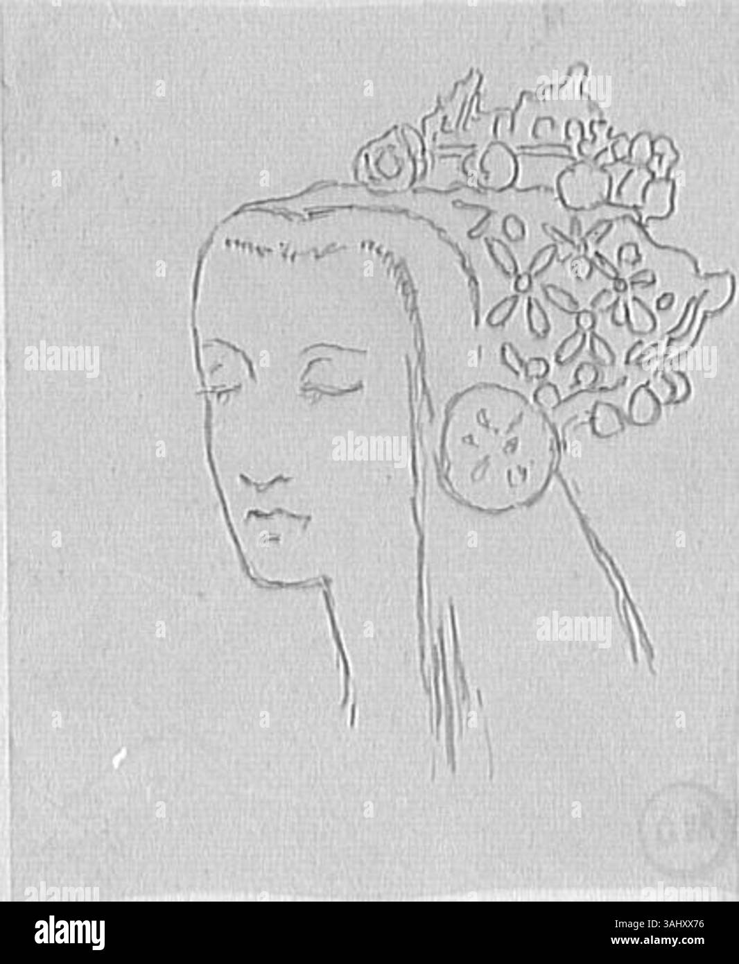 Mythological subject representation Black and White Stock Photos ...