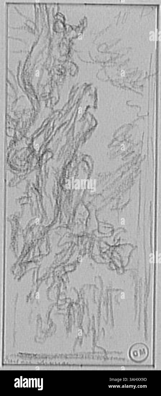 'Étude pour Prométhée' by Gustave Moreau is a preparatory study for the ...