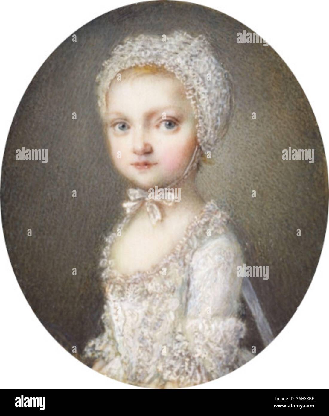 This portrait from the late 18th century by an unidentified artist ...