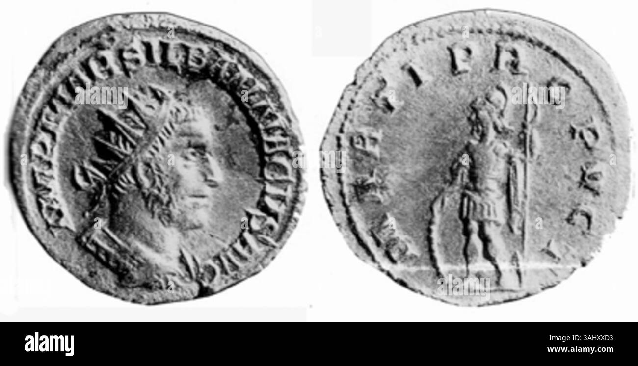This 3rd-century AD coin features the image of Silbannacus, a ruler ...