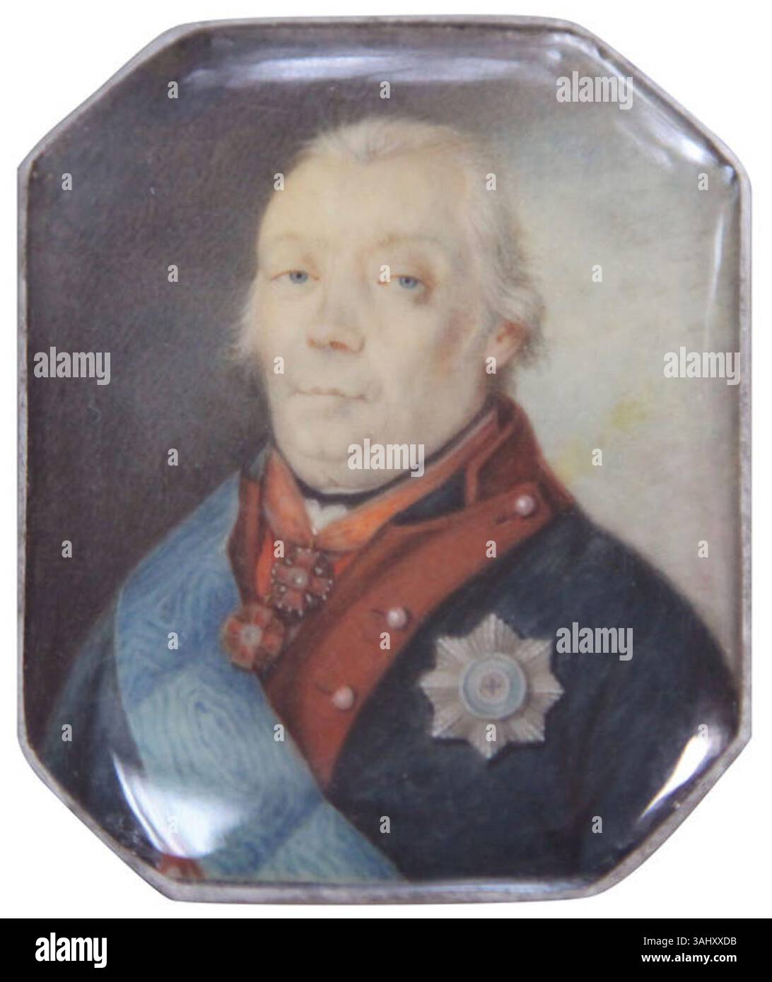 This portrait from the 1790s, attributed to an unidentified artist ...