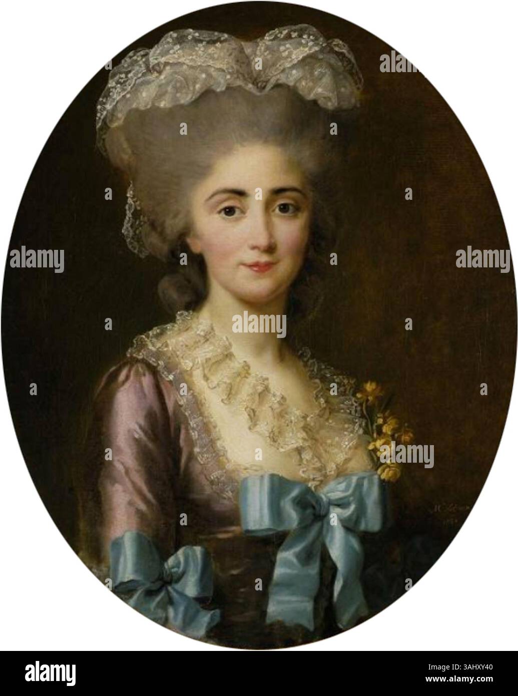 This 1780 oil painting by Élisabeth Vigée-Lebrun, 'Portrait de Madame ...