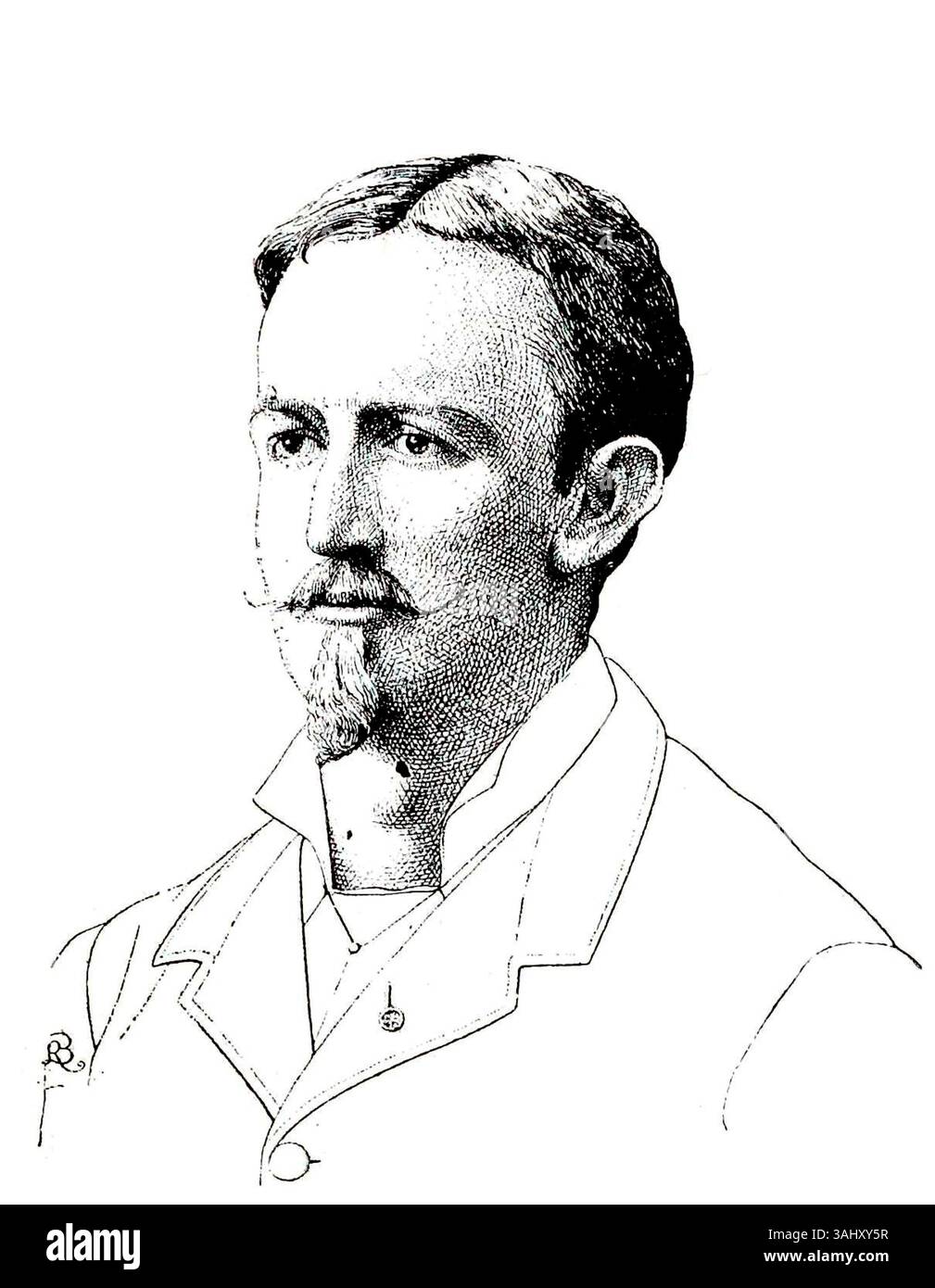 This 1882 portrait titled 'Baron Harden-Hickey' is a French artwork ...