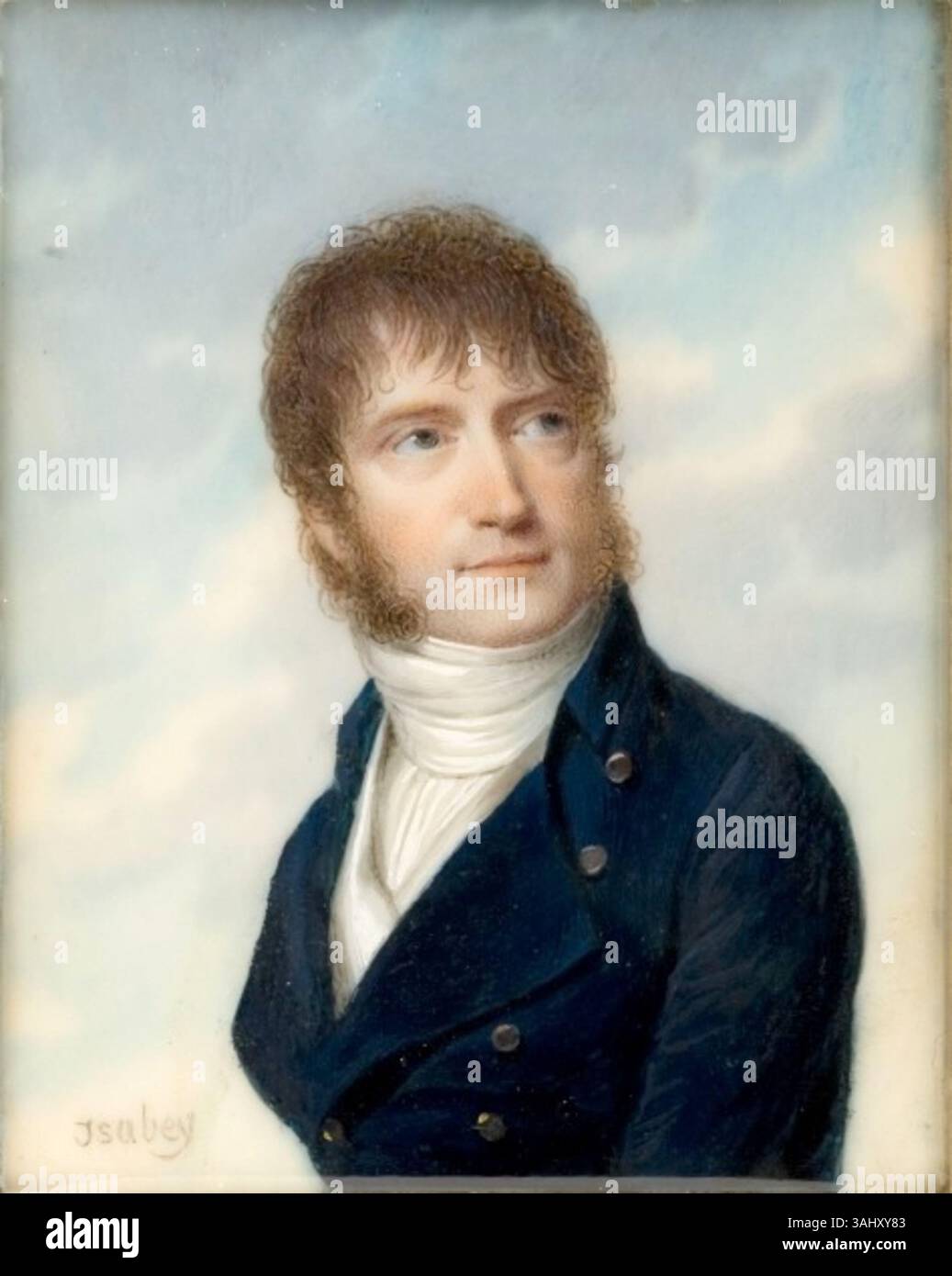 Watercolor portrait of Mikołaj Oppeln-Bronikowski, painted by Jean ...