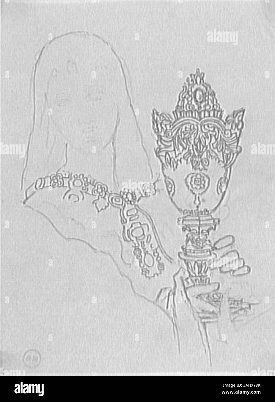 Mythological subject representation Black and White Stock Photos ...