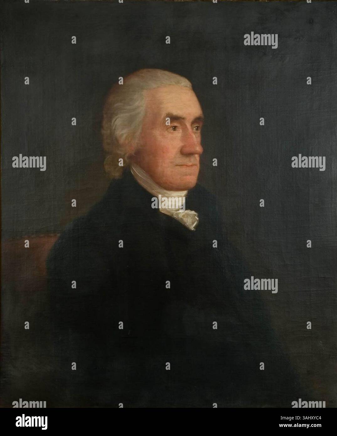 This oil painting of Robert Treat Paine, created between 1802 and 1823 ...