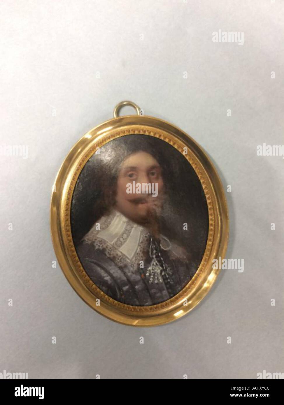 This 17th-century portrait miniature, painted on copper, depicts Sybren ...