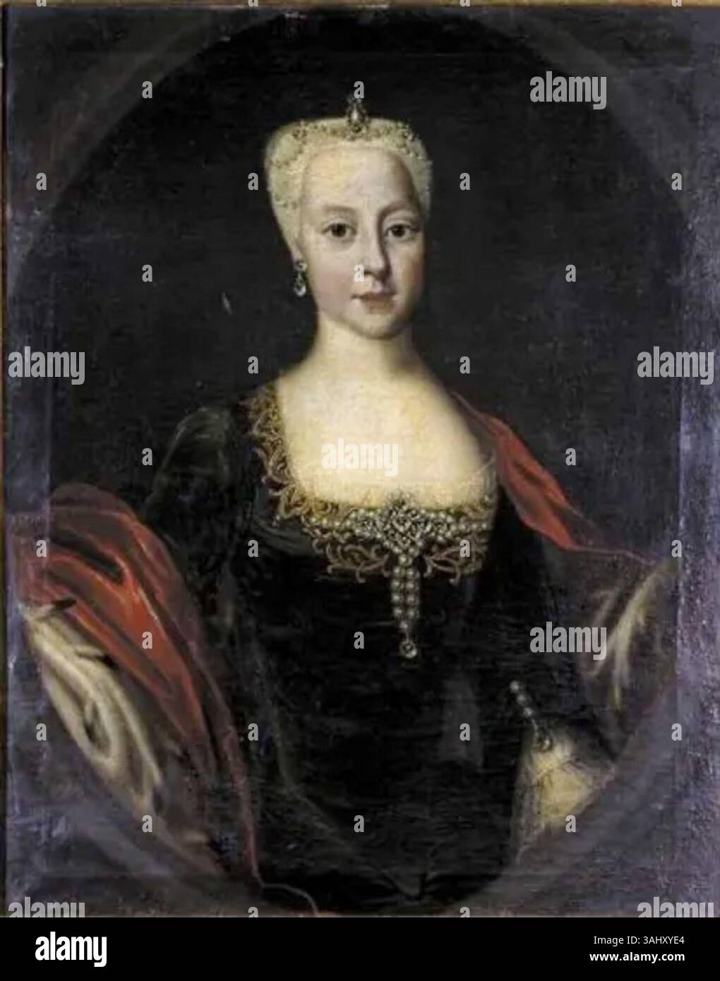 This 18th-century German portrait, attributed to an unknown artist ...