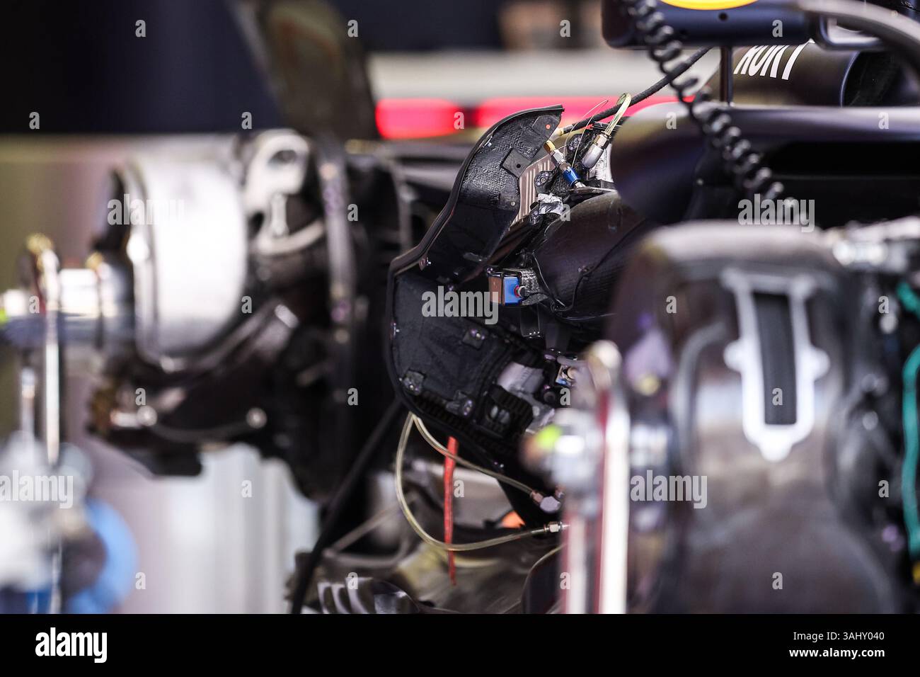 Red Bull Racing RB21, mechanical detail, side pods during the Formula 1 ...