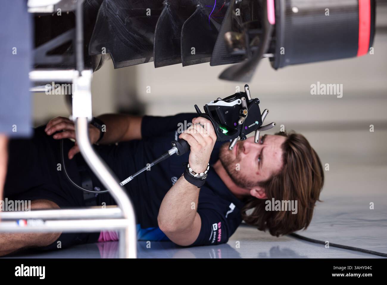 Alpine F1 Team A525, mechanical detail, laser scan during the Formula 1 ...