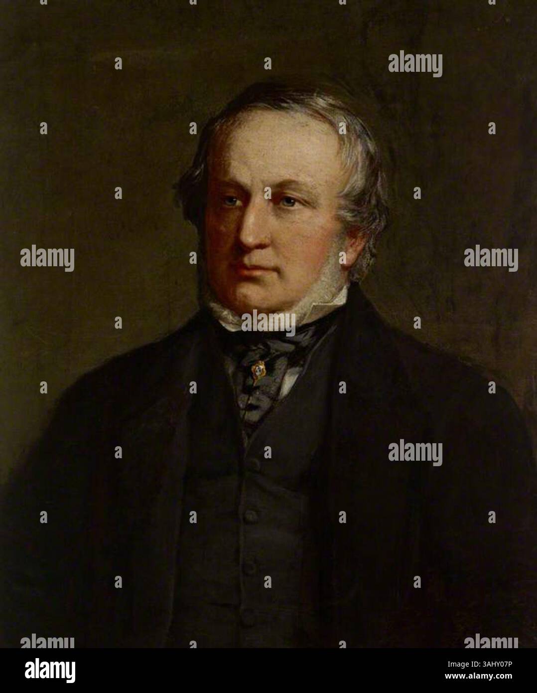 Portrait of James Ballantyne (1808-1877), an artist and author, painted circa 1860. The portrait ...