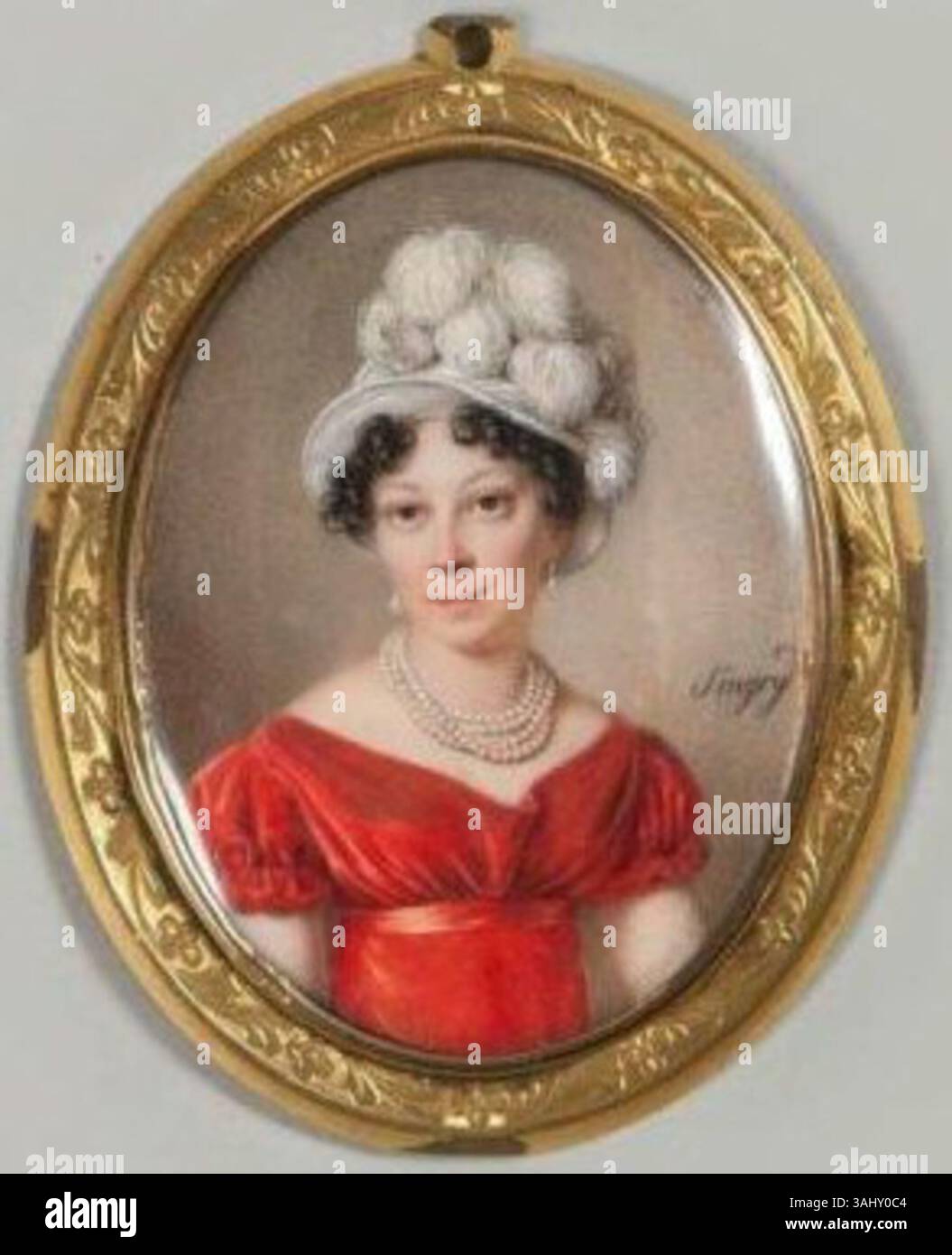 Portrait of Ekaterina Petrovna Lunina-Ricci by Jean-Baptiste Singry ...