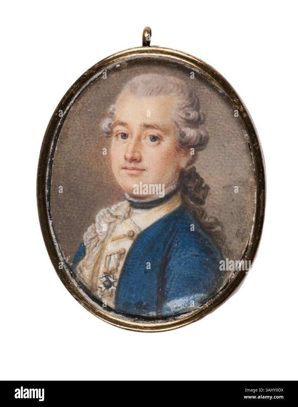 This 18th-century portrait by Martin Scheffel features Lars Philip ...