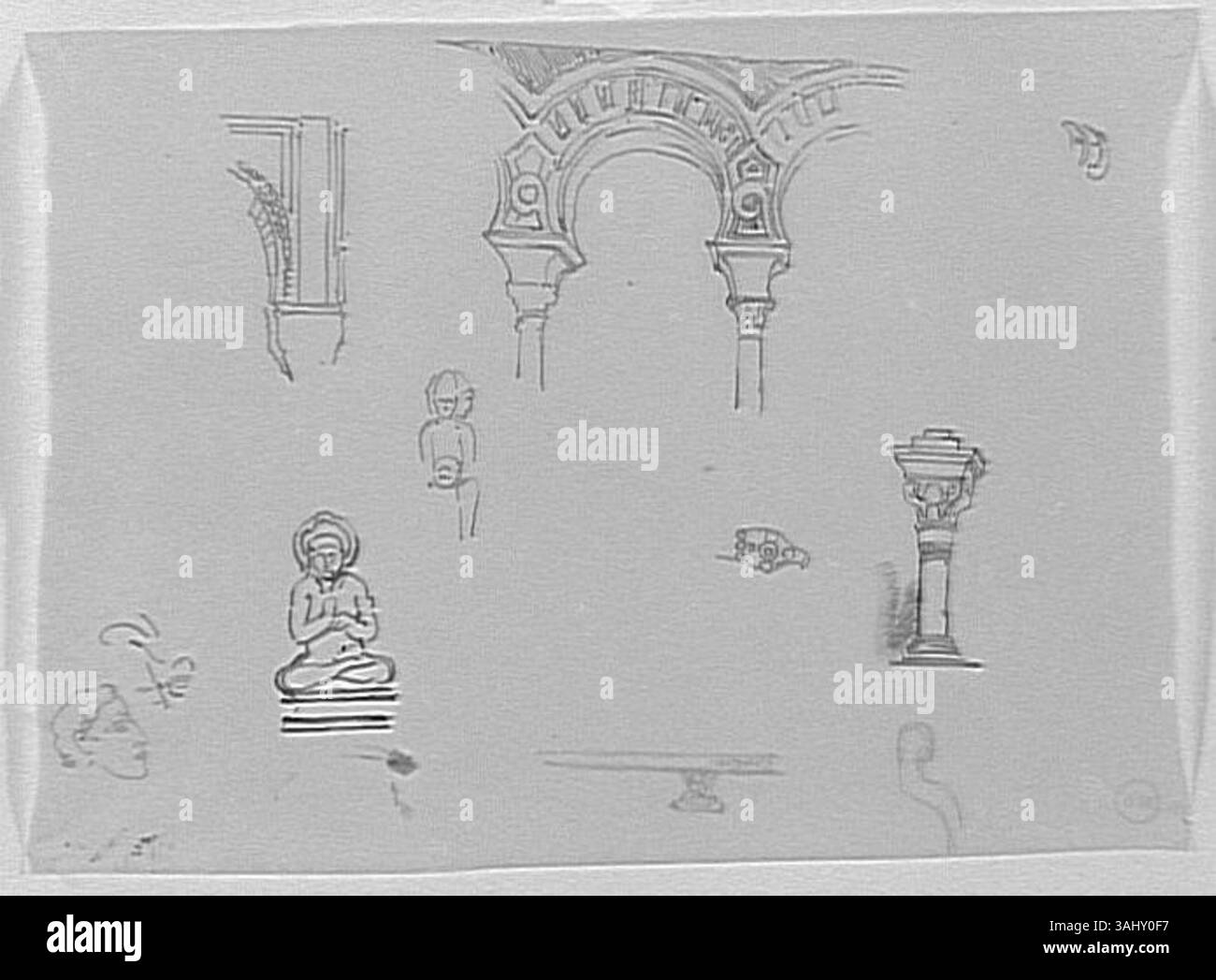 This sheet of diverse studies for Salomé by Gustave Moreau highlights ...