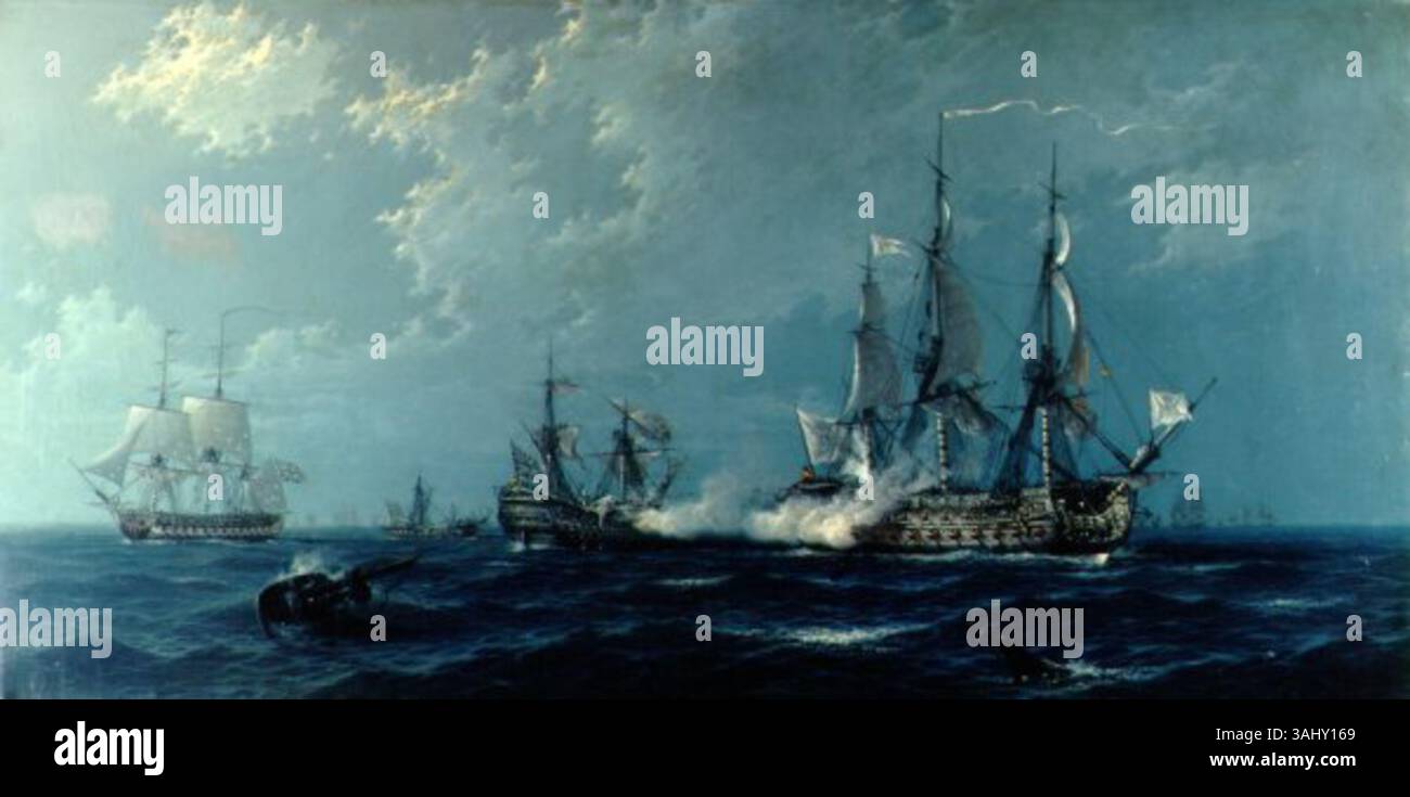 On April 19, 1740, the Spanish ship of the line Princesa, armed with 70 ...