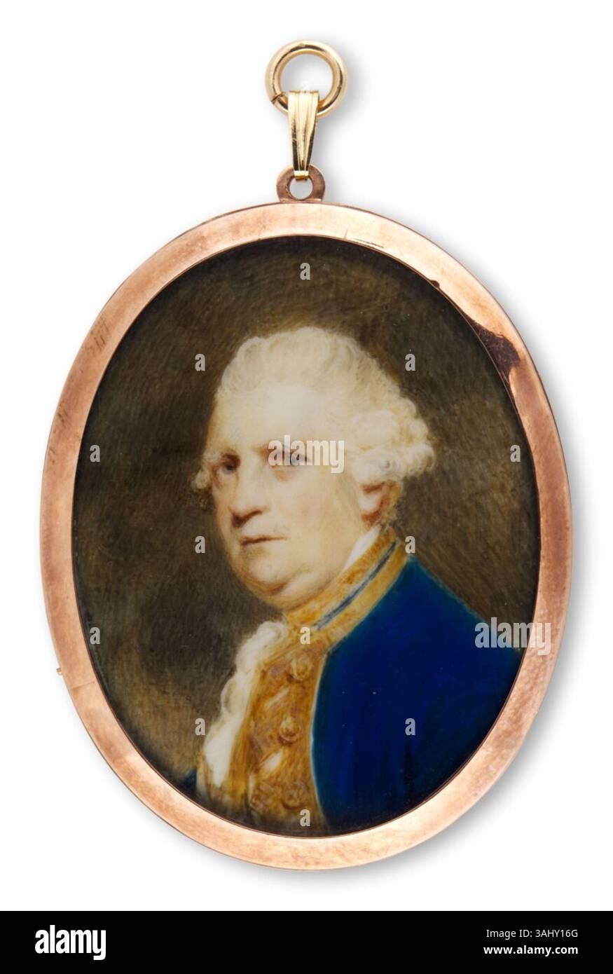 This circa 1780 watercolour on ivory, created by Ozias Humphry ...