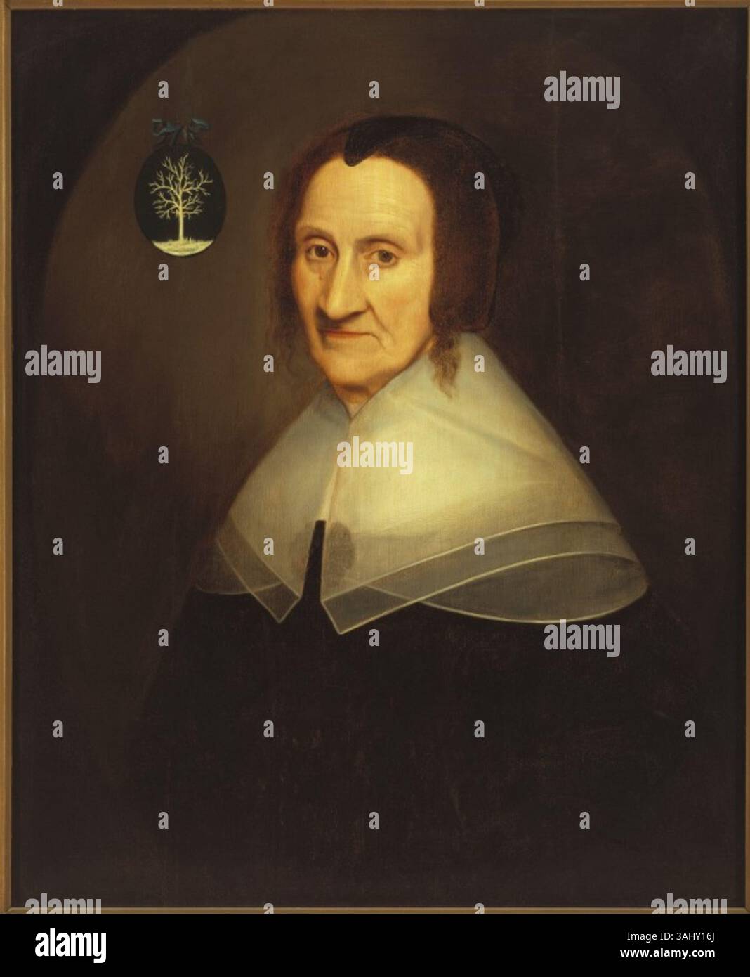 This 1660 portrait of Maria Prins, painted by an anonymous artist ...