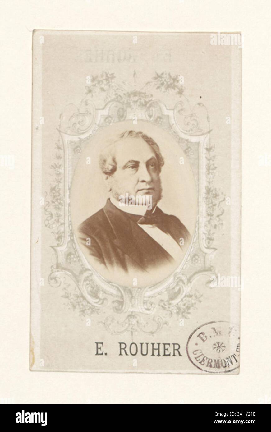 This photograph from the Boyer collection features Eugène Rouher, a ...