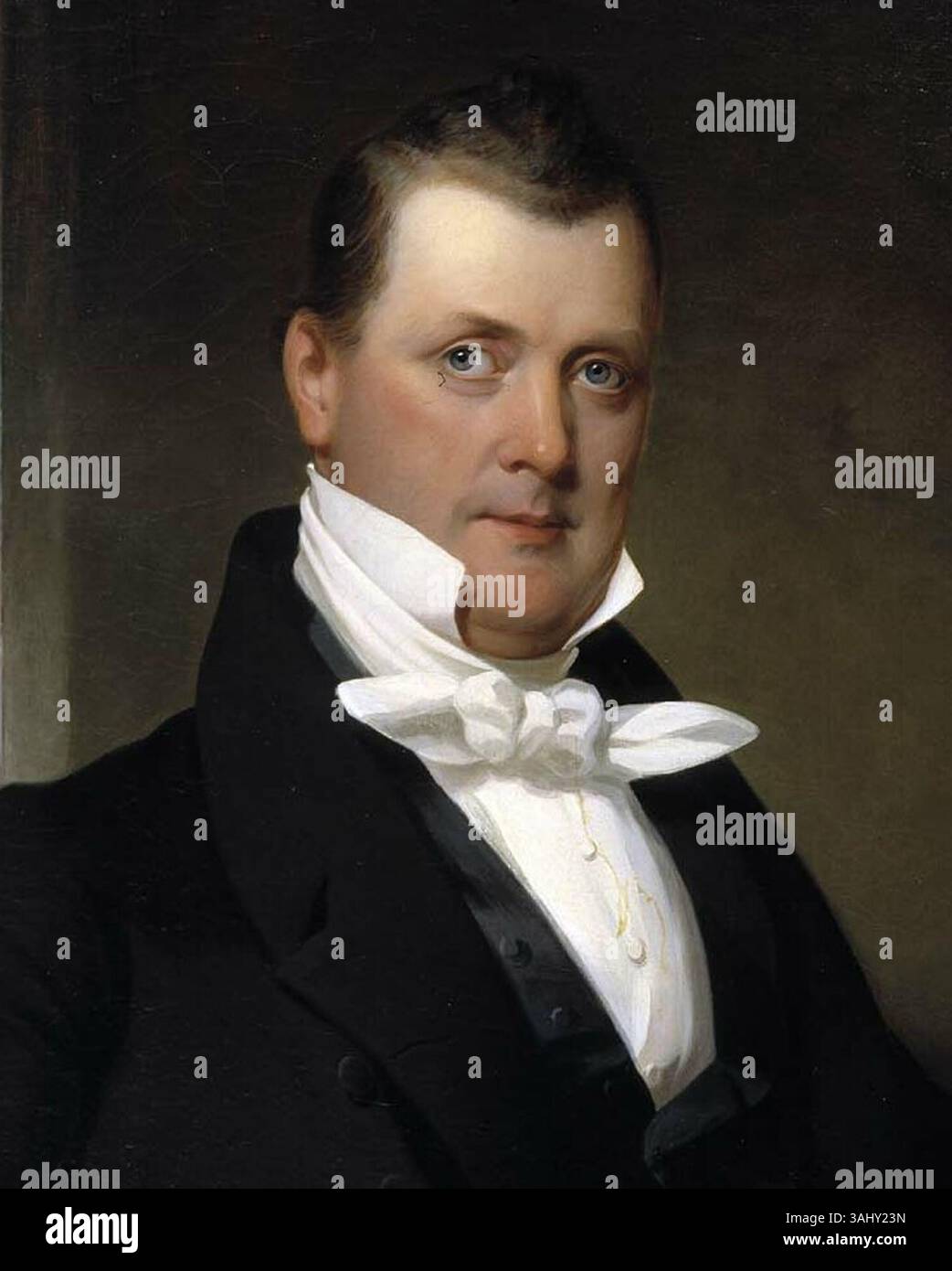 This 1834 portrait by Jacob Eichholtz depicts James Buchanan, the 15th ...