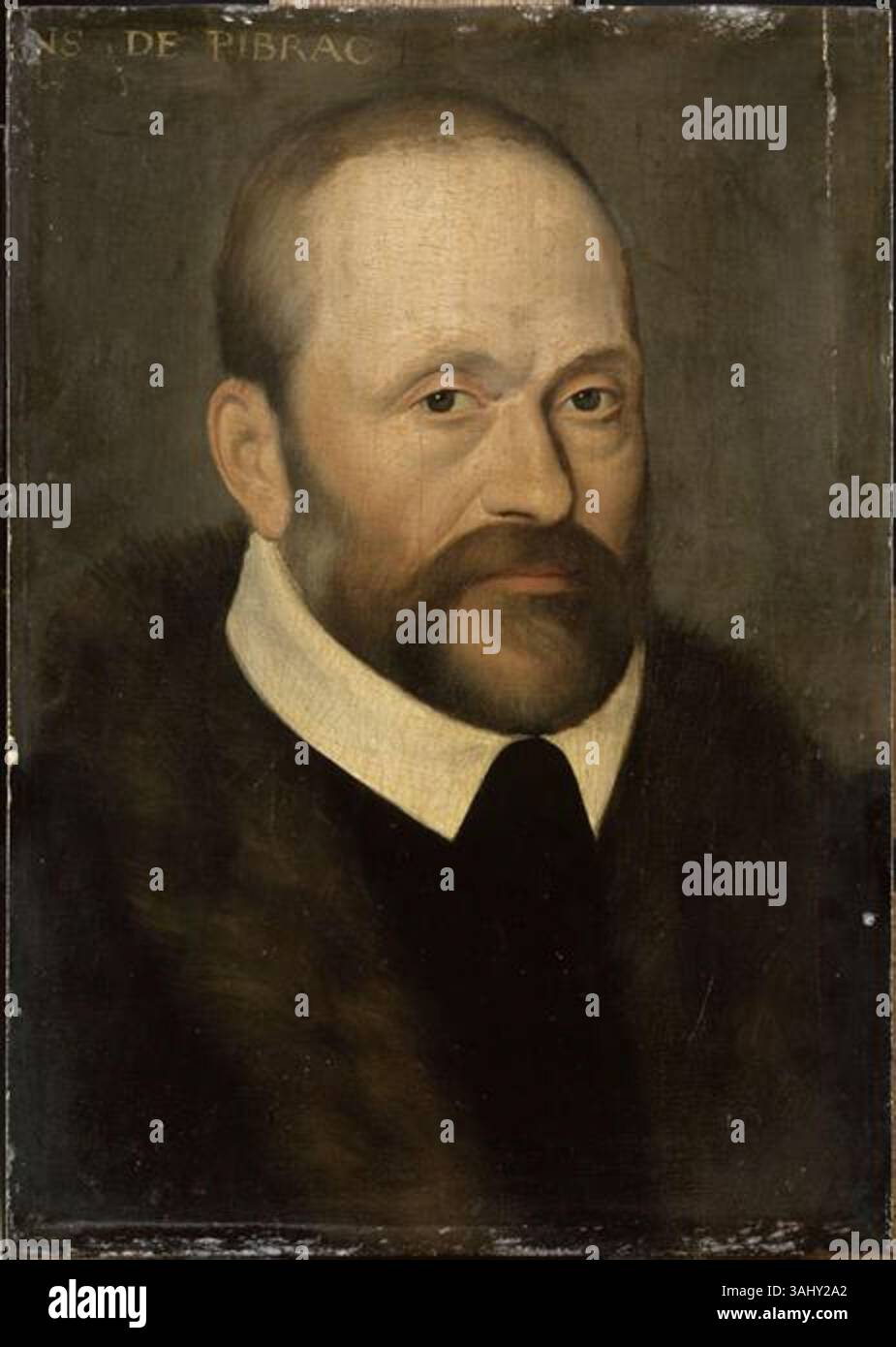 This anonymous 16th-century portrait captures Guy du Faur de Pibrac, a ...