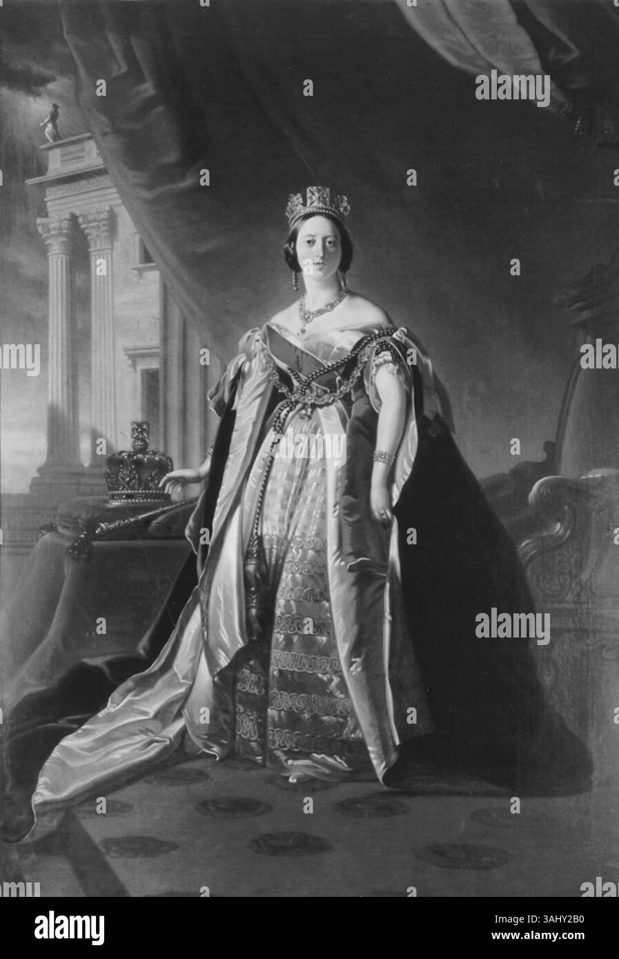 This portrait of Queen Victoria, attributed to Franz Xaver Winterhalter ...