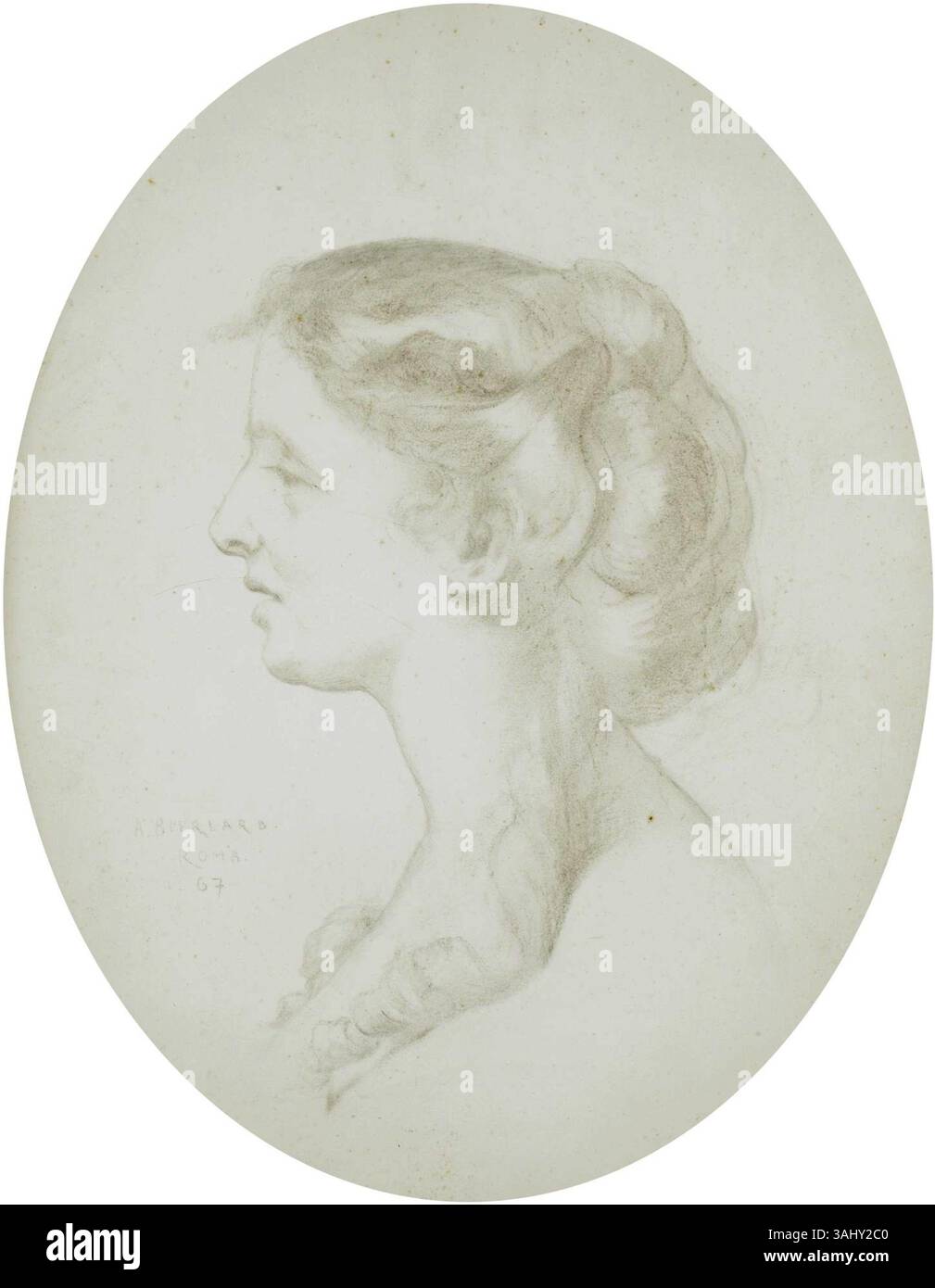 This 1867 drawing by Antoine Bourlard portrays Maria Sanguszkowa from ...