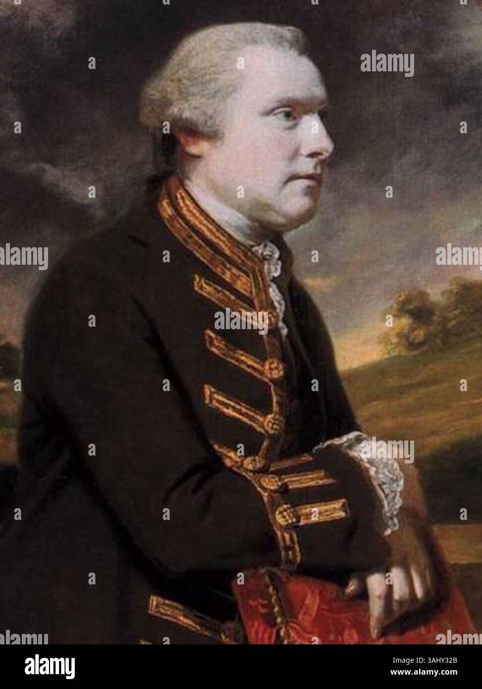 This 1765 painting by Joshua Reynolds, titled George Clive and His ...