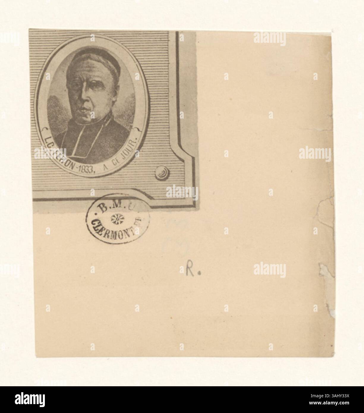 A photomechanical print of Louis-Charles Féron, created in 1833. This ...