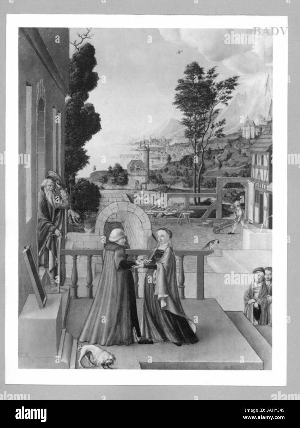 The 'Visitation of Mary' by the Meister aus Wittenberg, painted around ...