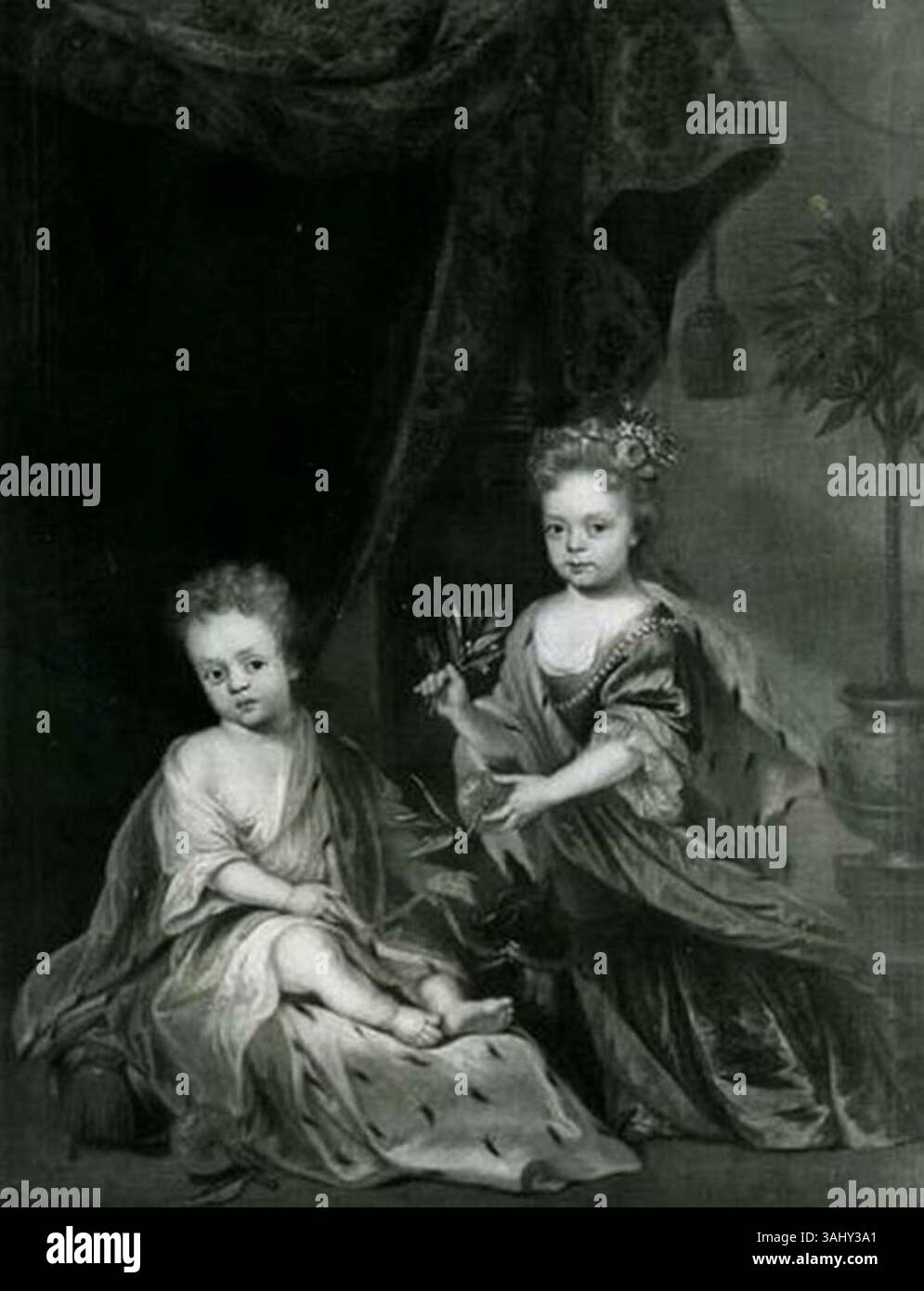 This 1714 oil painting by Lancelot Volders depicts Willem IV of Orange ...