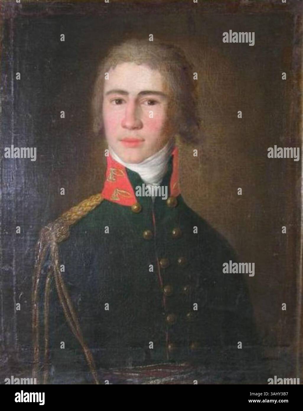 This portrait of Ivan Sergeevich Leontiev, painted at the turn of the ...