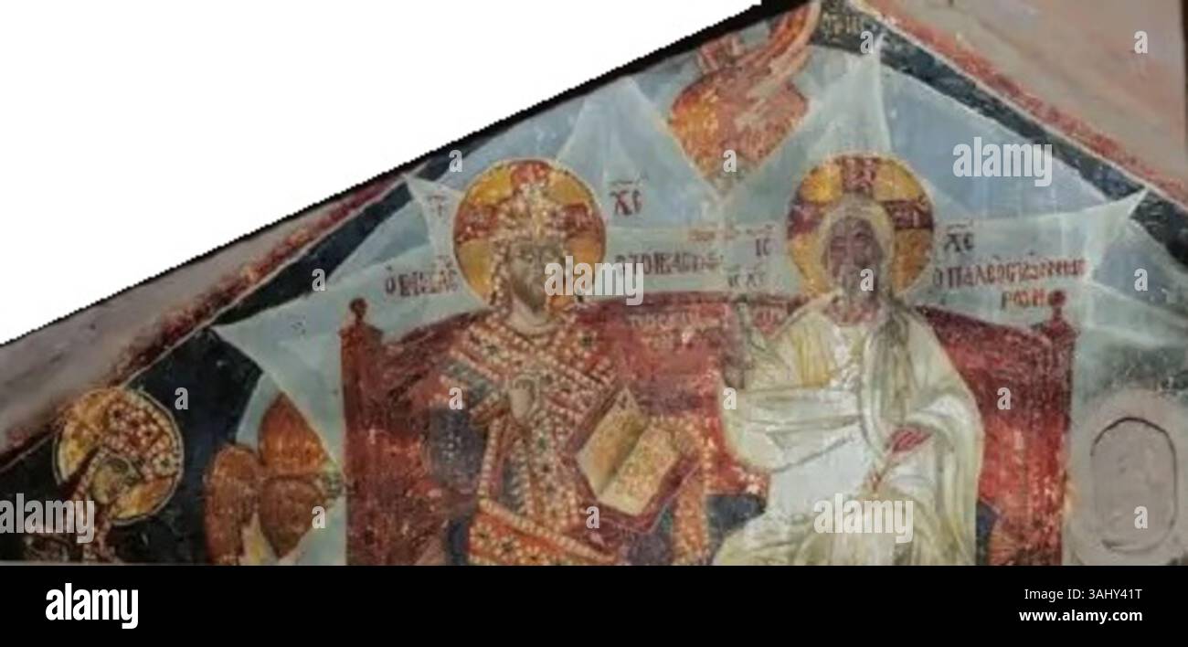 This 14th-century fresco from Saint Nicholas of Tzotzas Church ...