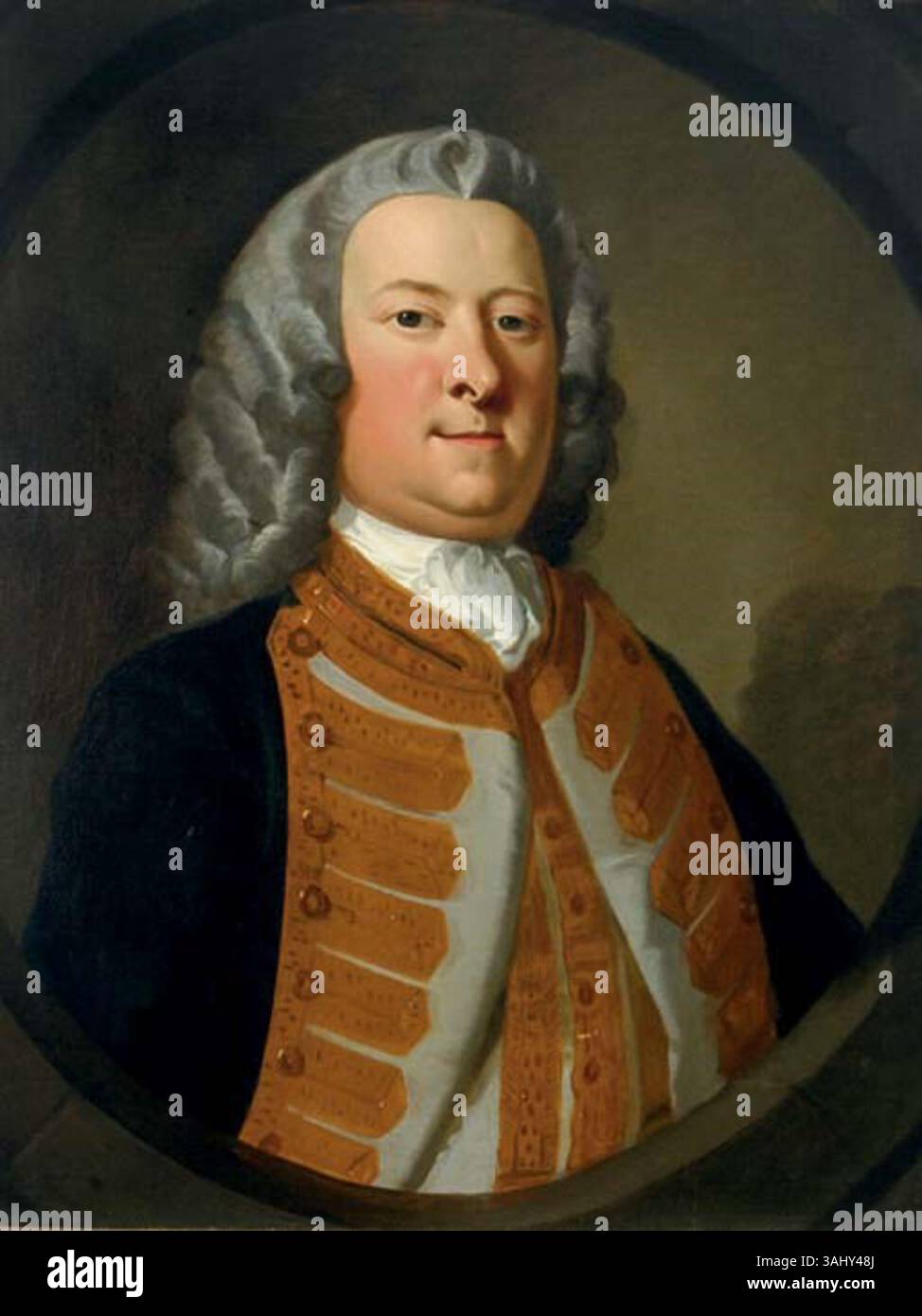 This 18th-century portrait by Richard Wilson depicts Captain Thomas Smith, a well-known naval ...