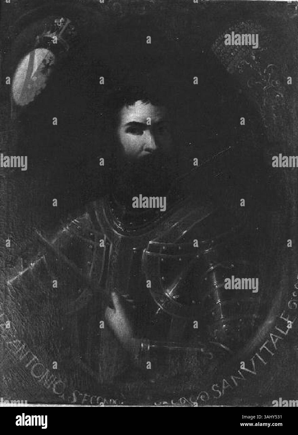 Portrait of Giacomo Antonio II Sanvitale from the 16th century, capturing the aristocratic ...