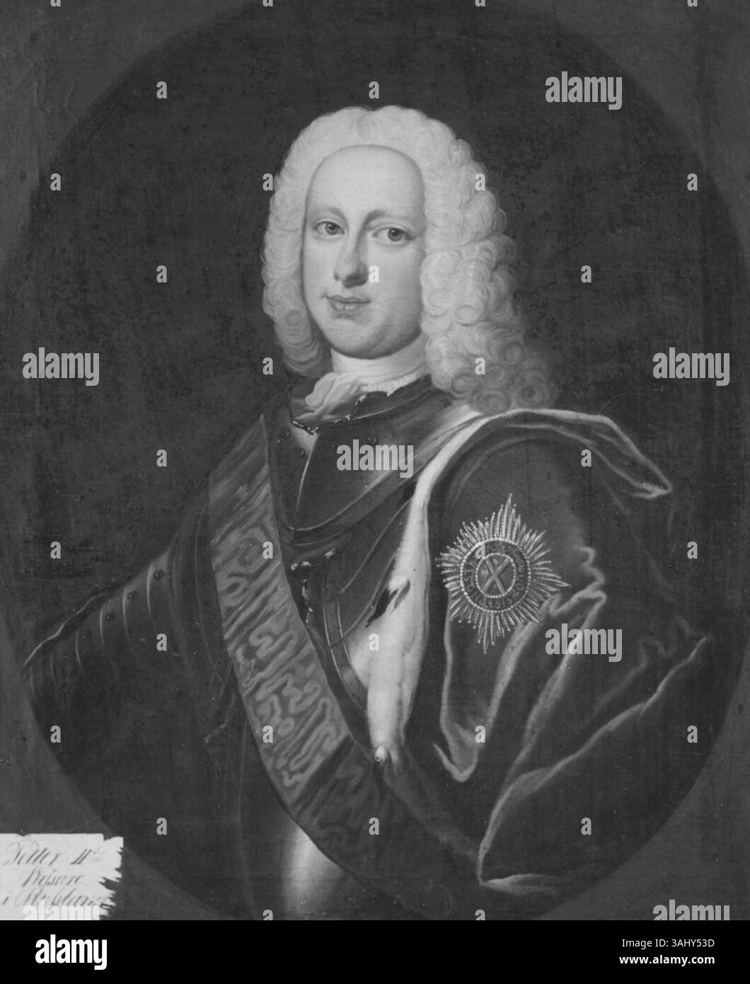 This 1762 portrait represents Peter II of Russia (1715-1730), captured ...