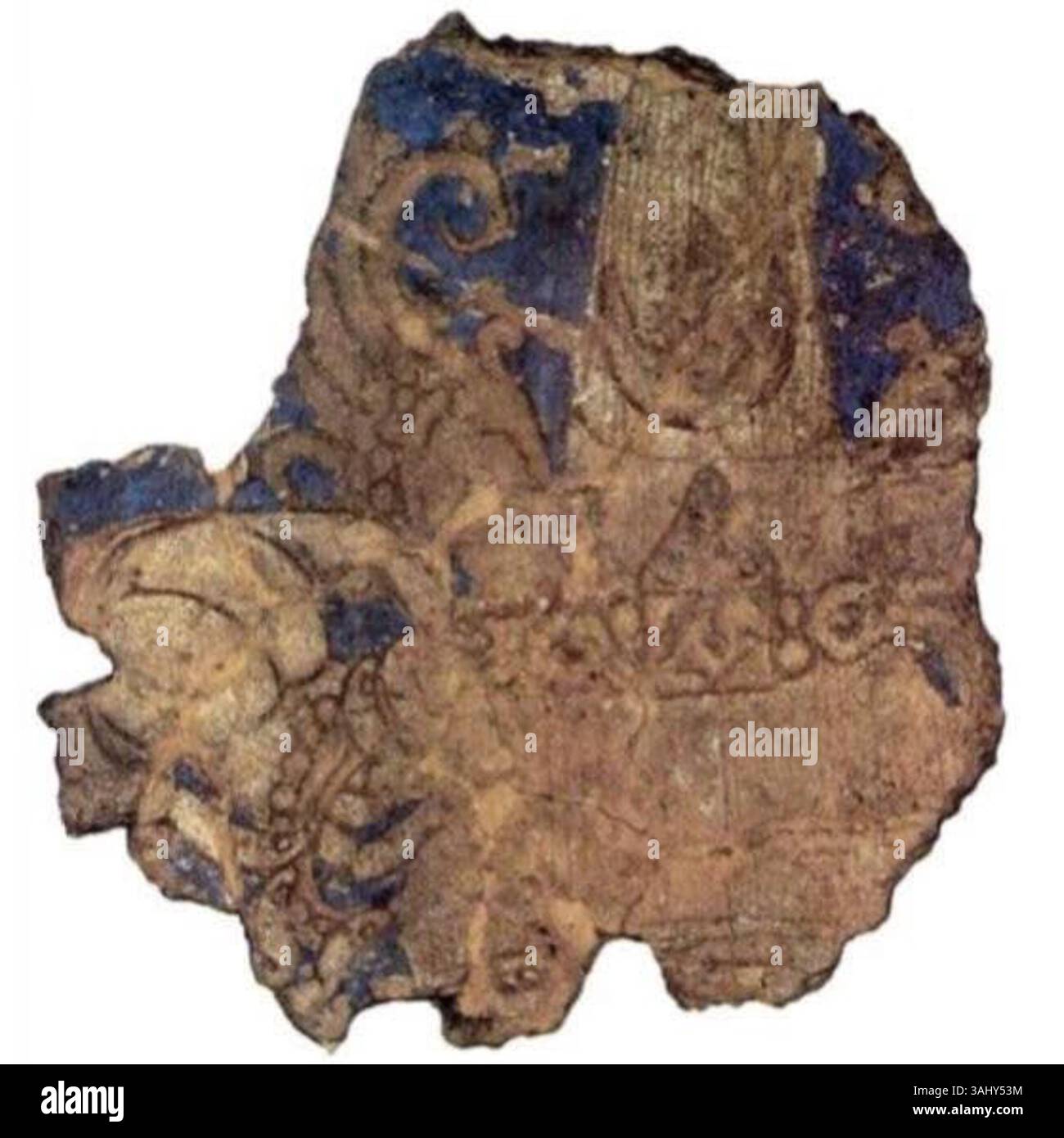 A mural from Panjikent, dating back to the 6th-7th century CE ...