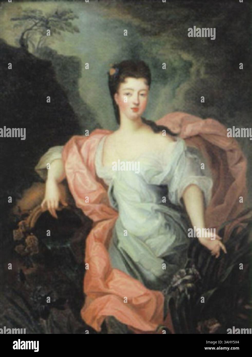 This 18th-century portrait attributed to Pierre Gobert depicts Louise d ...