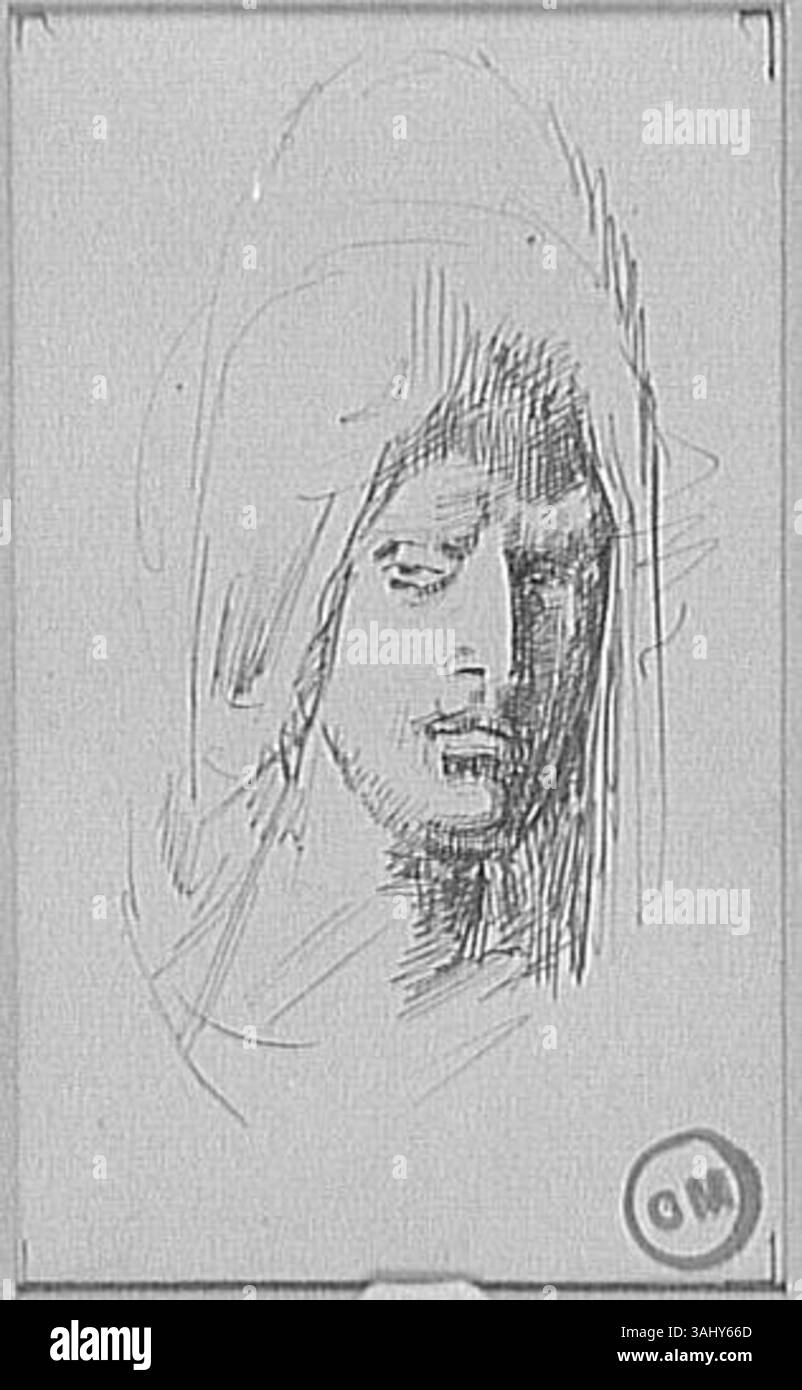 Gustave Moreau’s study of the executioner’s head for 'Salome Dancing ...