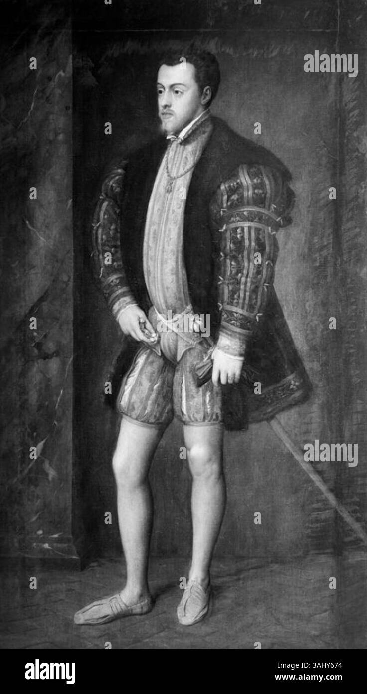 This 16th-century portrait, after Titian, depicts Philip II of Spain ...