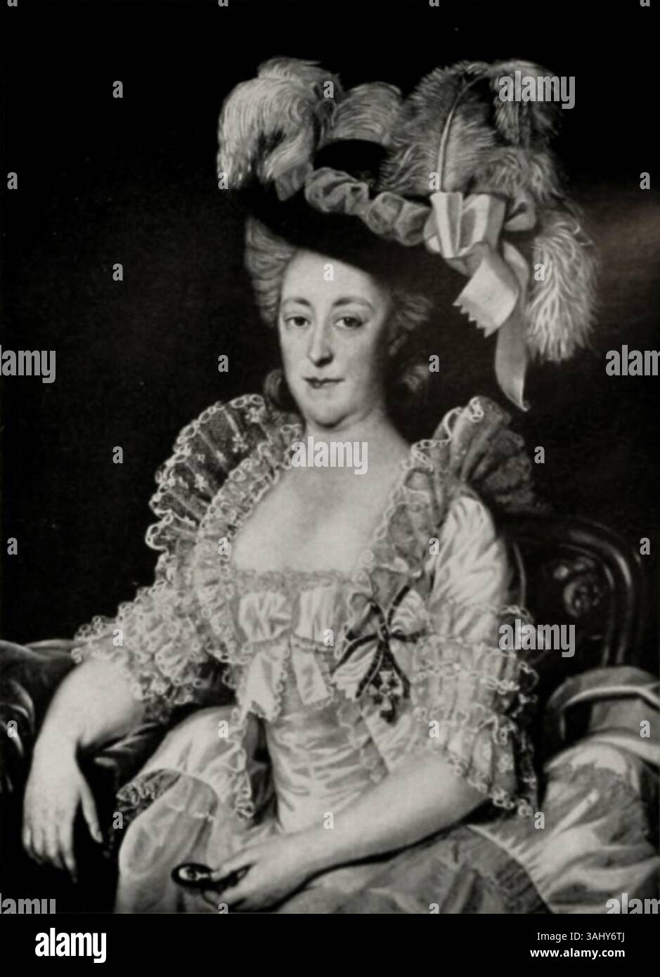 Portrait of Friederike, Markgräfin von Bayreuth, née Princess of Prussia, painted by Friedrich ...